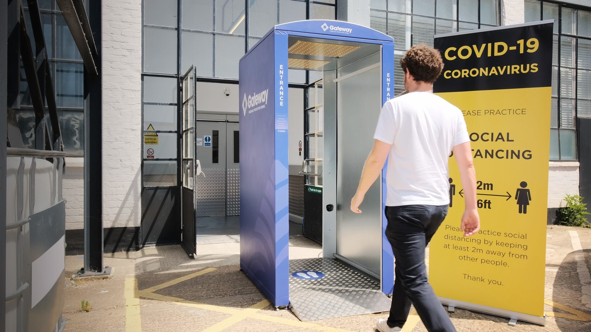 How can you provide extra protection for employees and visitors to make ...